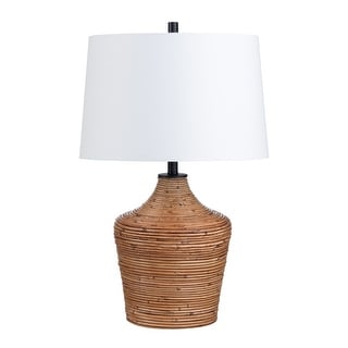 Crosby Rattan Table Lamp - Brown - Bed Bath & Beyond - 42042908