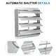 16-Inch Square Aluminum Automatic Gravity Shutter Louver Vent - Bed ...