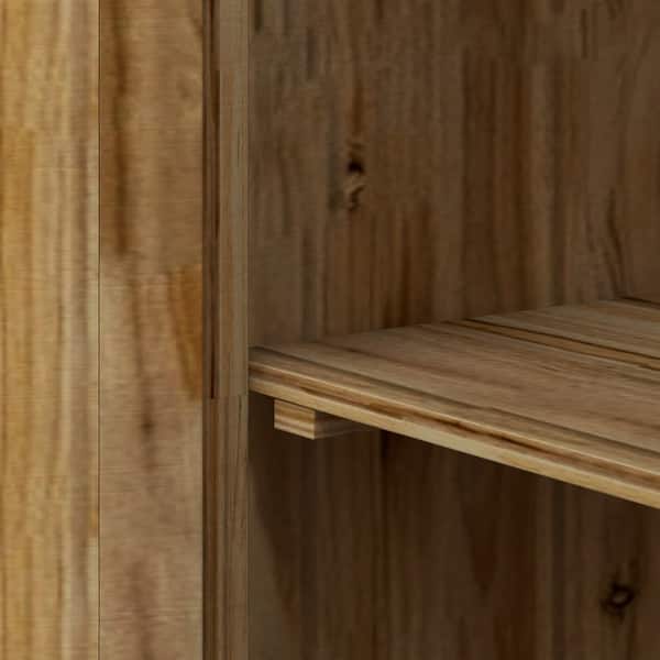 Wooden Garden Shed, Storage Cabinet with Waterproof Galvanized Metal ...