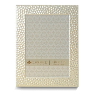 Curata Hammered Gold-Tone 5x7 Metal Photo Frame - Bed Bath & Beyond ...
