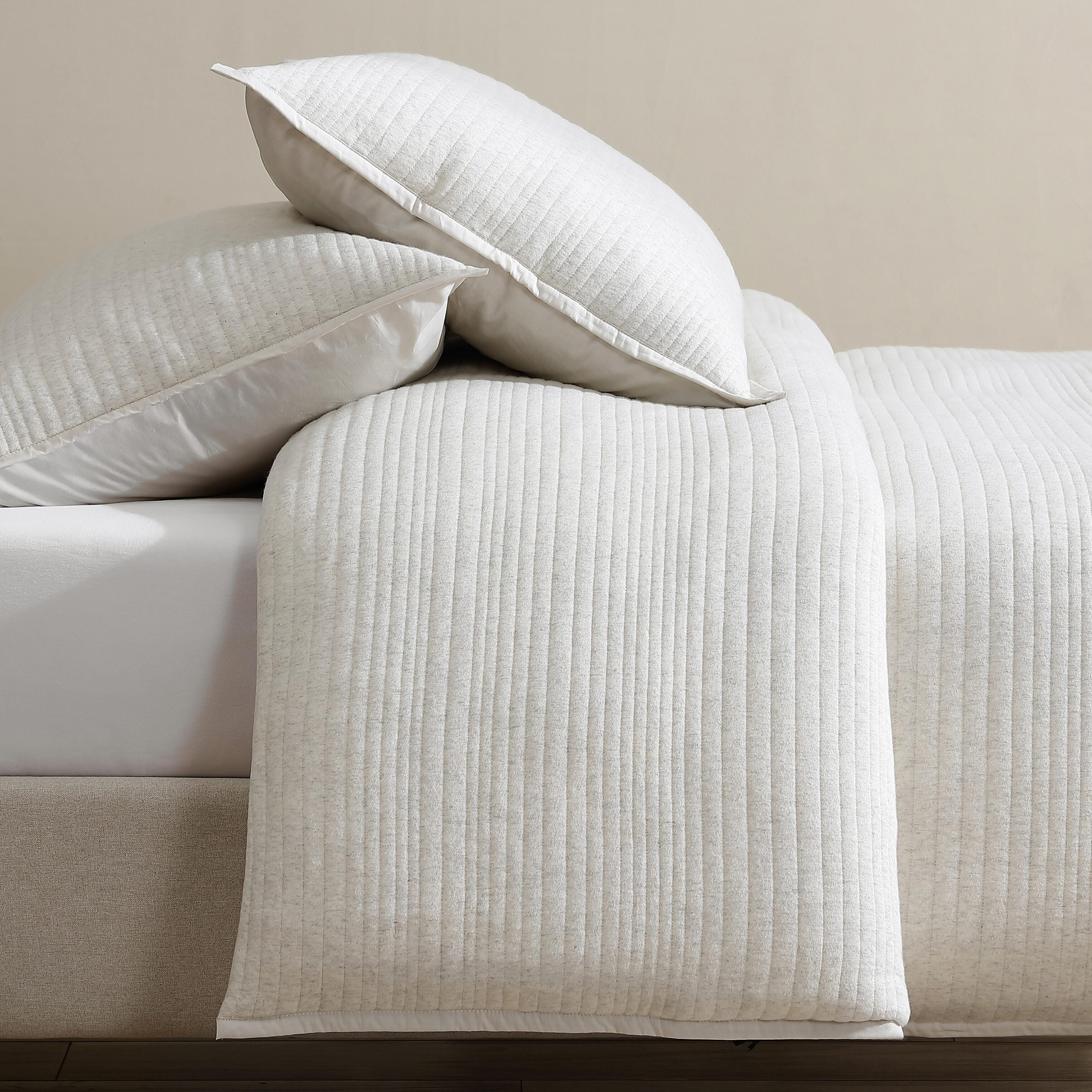 Calvin Klein Modern Cotton Ribbed Matelasse Duvet Cover Set