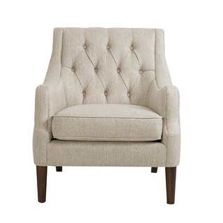 Vintage-inspired Style Button Tufted Accent Chair Arm Chair Side Chairs ...