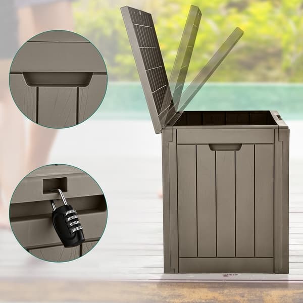 31 Gallon Outdoor Storage Waterproof Deck Box - N/A - Bed Bath & Beyond ...