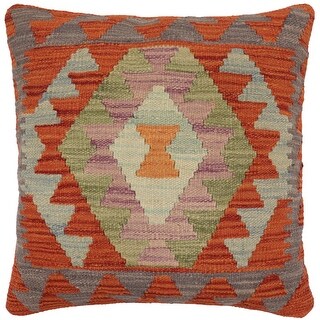 Bohemian Mcdaniel Turkish Hand-Woven Kilim Pillow - 20'' x 20'' - Bed ...