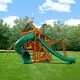 Gorilla Playsets Empire Extreme Wooden Play Set w/ Monkey Bars ...