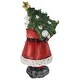 Design Toscano Vintage Santa with Christmas Tree Holiday Statue - Multi ...