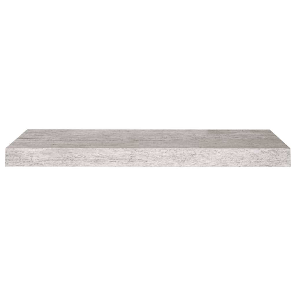 cement floating shelf