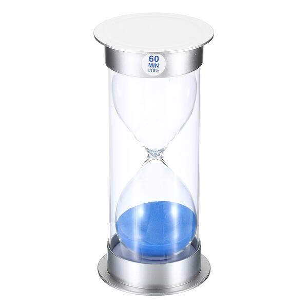 60 Minute Sand Timer, Sandy Clock Count Down Sand Glass, Blue Sands ...