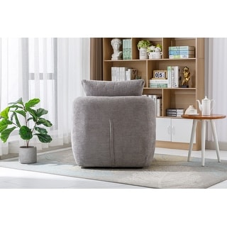 Swivel Barrel Chair, Comfortable Round Sofa Chair - Bed Bath & Beyond ...