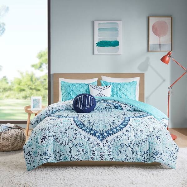 aqua comforter
