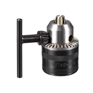 1.5-10mm Capacity Key Drill Chuck 3/8-24 UNF Mount Female Adapter - 1.5 ...