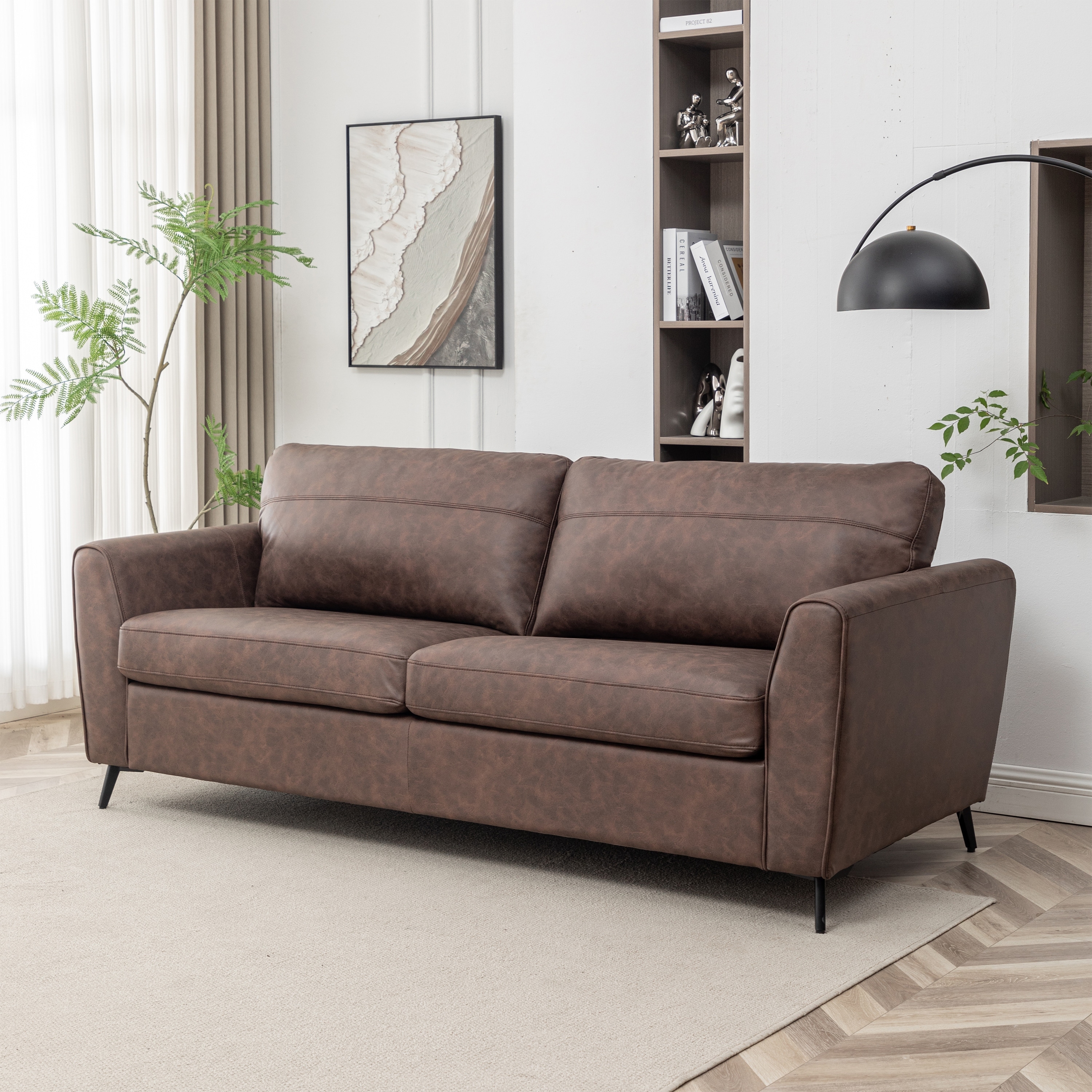 Mid century pull out sofa bed store
