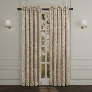 J. Queen New York Sondra Gold Window Panel Pair - Bed Bath & Beyond ...