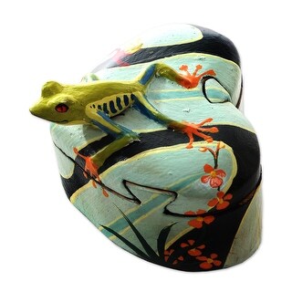Novica Handmade Jump For Joy Wood Jewelry Box - Bed Bath & Beyond ...