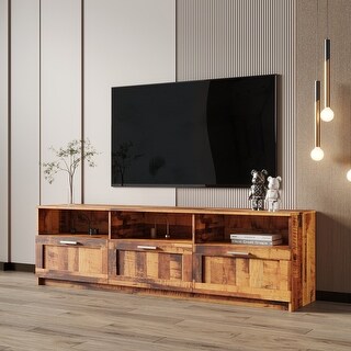 Modern Minimalist 80" TV Cabinet, High-end TV Stand Media Console - Bed ...