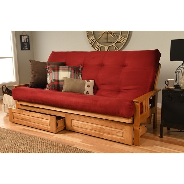 Queen size futon with storage store