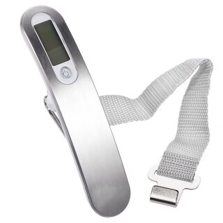 Digital Portable Scale PVC Stainless Steel Weighing w Display, Silver ...