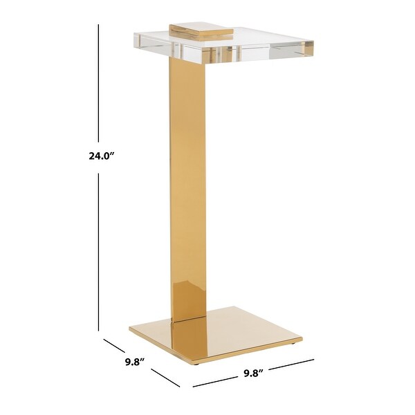Safavieh couture mars acrylic drink table store