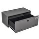 Metal Filing Cabinet with Hanging Rail & Drawer Storage Cabinet - Bed ...