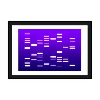 iCanvas "DNA Genetic Code (Purple)" by Michael Tompsett - Bed Bath ...