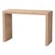 Colandra Modern Bohemian Natural Brown Jute and Wood Console Table ...