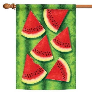 Watermelon Chill Outdoor House Flag 40" x 28" - Bed Bath & Beyond ...