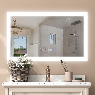 ExBrite LED Bathroom Mirror with Anti Fog, Backlit - Bed Bath & Beyond ...