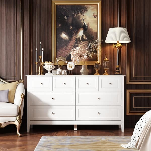 Luxurious Multi-Drawer MDF Dresser: Modern Home Storage Solution - On ...