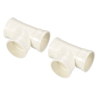 1.95" Pipe Fitting, 2Pcs Splitter Duct Reducing 4 ways Hose Connector ...