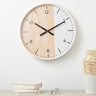 Gold Metal Antique Inspired Decorative Wall Clock with Scrolled Finial ...
