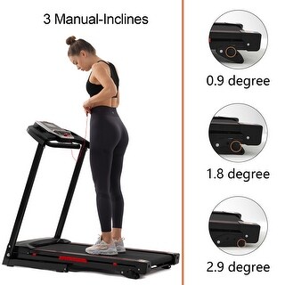 3.5HP Folding Treadmills for Home Treadmill with Incline Exercise ...