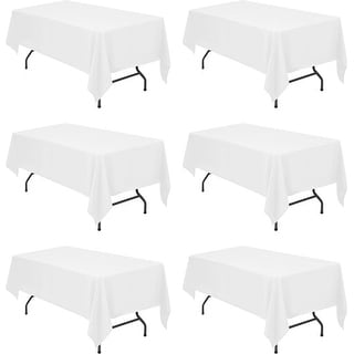 6 Pack Tablecloths for 6 Foot Rectangle Tables - Bed Bath & Beyond ...
