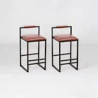Set of 2 Counter Height Barstools Kitchen Island Stools - Bed Bath ...