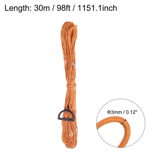Deep Well Measuring Rope 30m Steel Wire Nylon Coated with Pull Ring ...