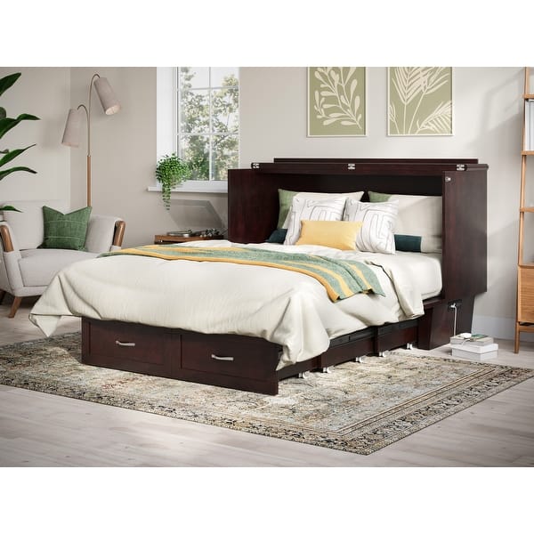 Chelsea Queen Murphy Bed Chest with Mattress - Bed Bath & Beyond - 38400476