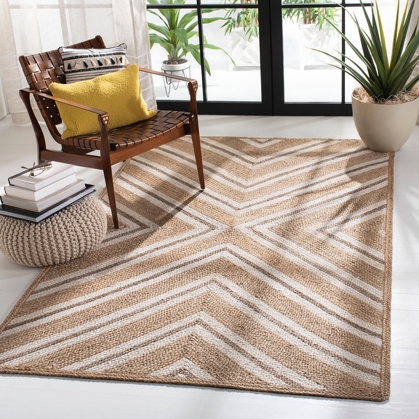 SAFAVIEH Handmade Cape Cod Cloe Coastal Jute Rug - On Sale - Bed Bath ...