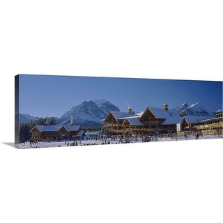 "Lake Louise Ski Resort Banff National Park Canada" Canvas Wall Art ...