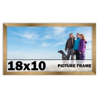 18x10 Frame Gold Bronze Picture Frame - Modern Photo Frame Includes UV ...