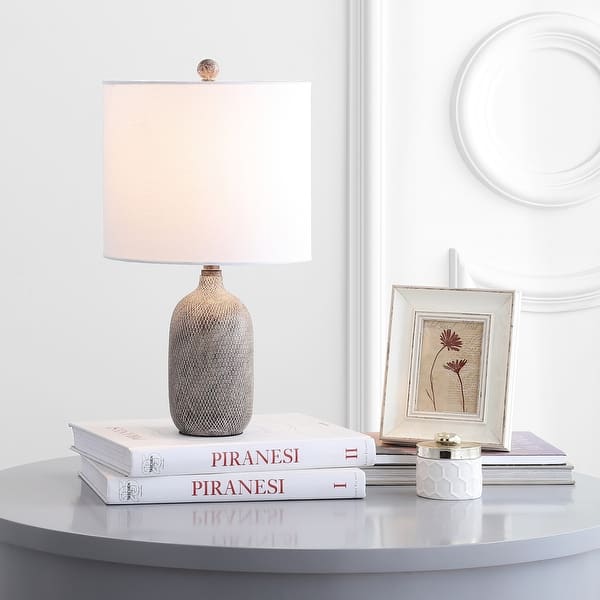 SAFAVIEH Lighting Alvaro 19-inch LED Table Lamp - 10"x10"x18.5" - Bed ...