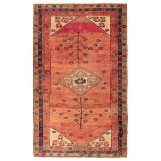 ECARPETGALLERY Hand-knotted Melis Vintage Copper Wool Rug - 4'7 x 7'6 ...