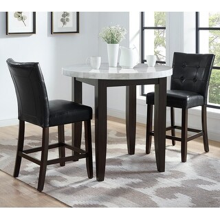 Fairfax White Marble 3PC Pub Set by Greyson Living - Bed Bath & Beyond ...