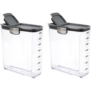 Progressive International ProKeeper+ Clear Plastic Airtight Food Baker ...