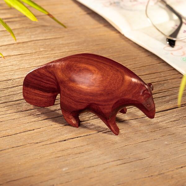 Novica Handmade The Spirit Of Justice Anteater Wood Figurine Bed Bath