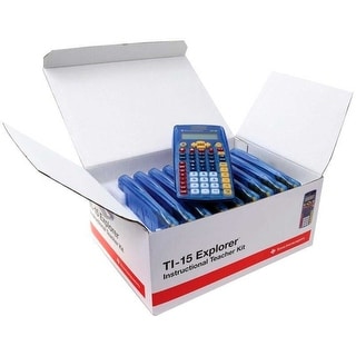 Texas Instruments TI-15 Explorer 2-Line Basic Calculator, Set of 10 ...