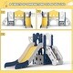 7 in 1 Toddler Slide Large Kids Slide Outdoor Indoor Playset - 6'L x 6. ...