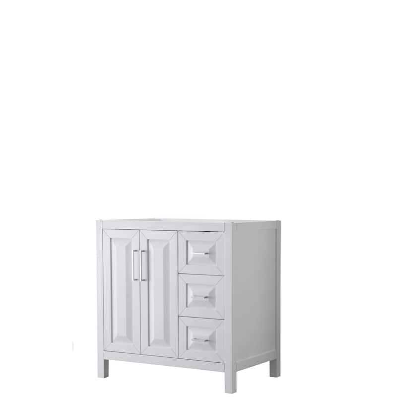 Daria 48-inch Single Vanity, No Top, 46-inch Mirror - Overstock - 21549079