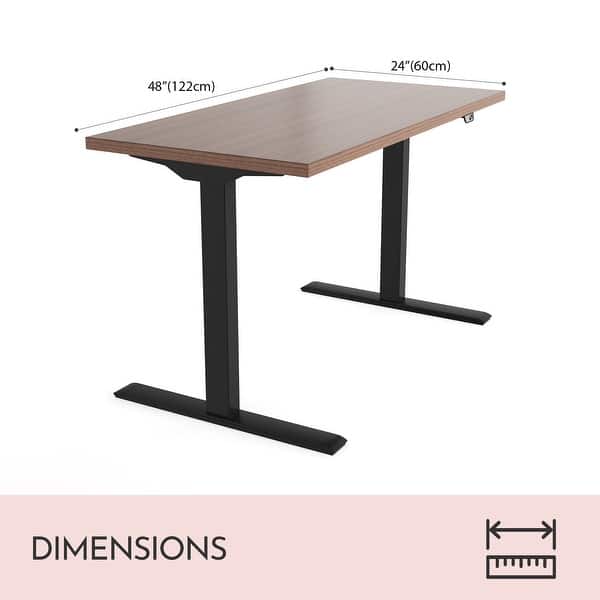 Ridella 48" Electric Height Adjustable Standing Desk - Bed Bath ...