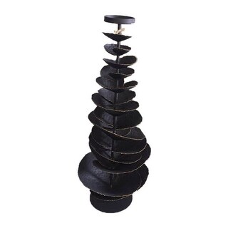 Artissance 37.5" H Large Black Iron Tree Candle Holder - Bed Bath ...