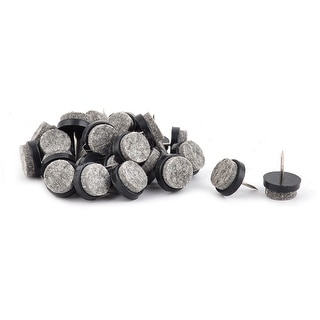 Office Furniture Table Desk Feet Protector Tack Glides Black 18mm Dia ...