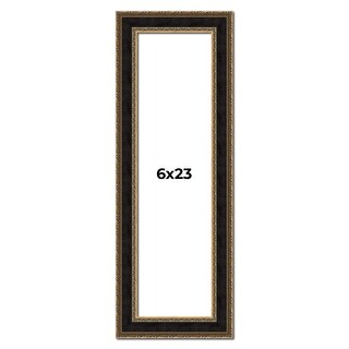 6x23 Frame Gold Antique Vintage Sold Wood Picture Frame | 1.75 Inch ...